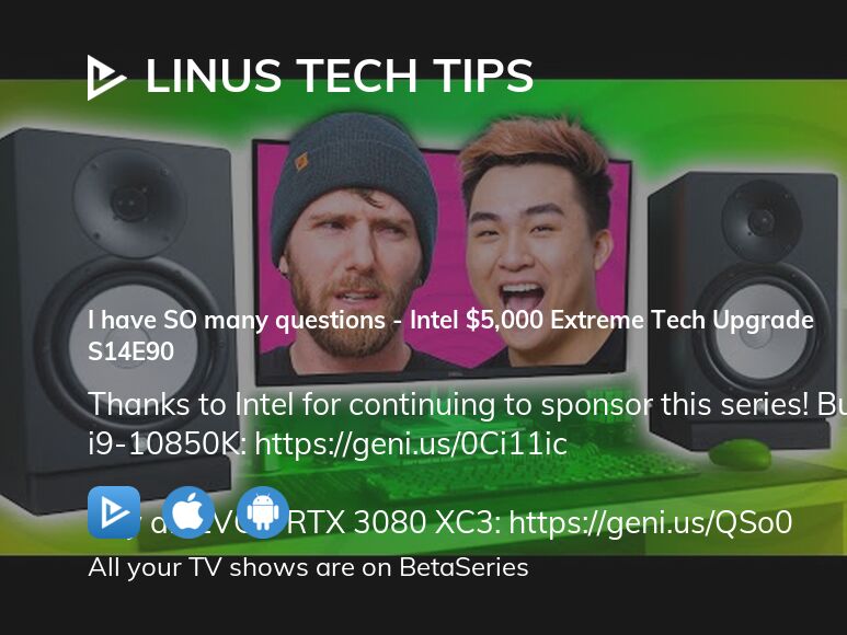 Where to watch Linus Tech Tips season 14 episode 90 full streaming ...