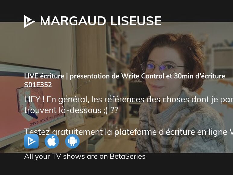 Where to watch Margaud Liseuse season 1 episode 352 full streaming? | BetaSeries.com