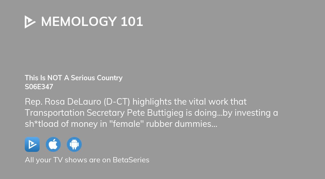 Watch Memology 101 season 6 episode 347 streaming