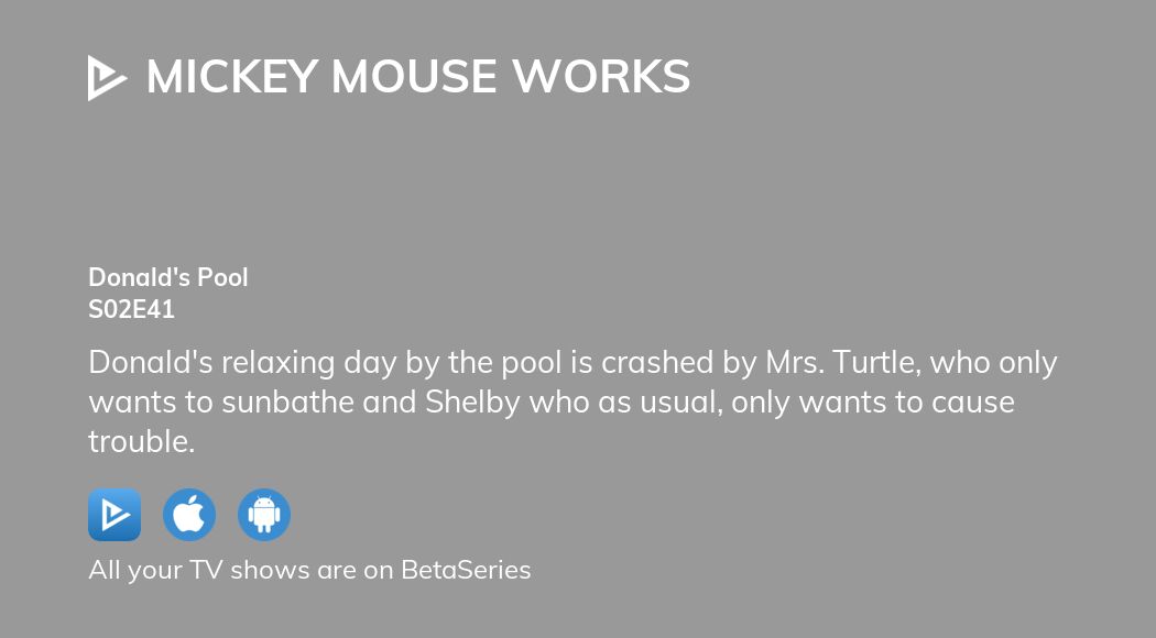 Watch Mickey Mouse Works season 2 episode 41 streaming | BetaSeries.com