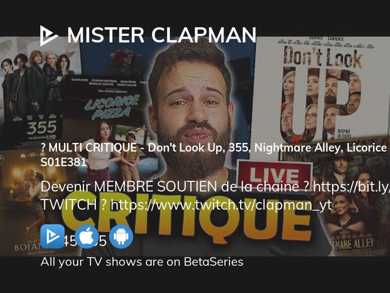 Watch Mister Clapman season 1 episode 381 streaming online | BetaSeries.com