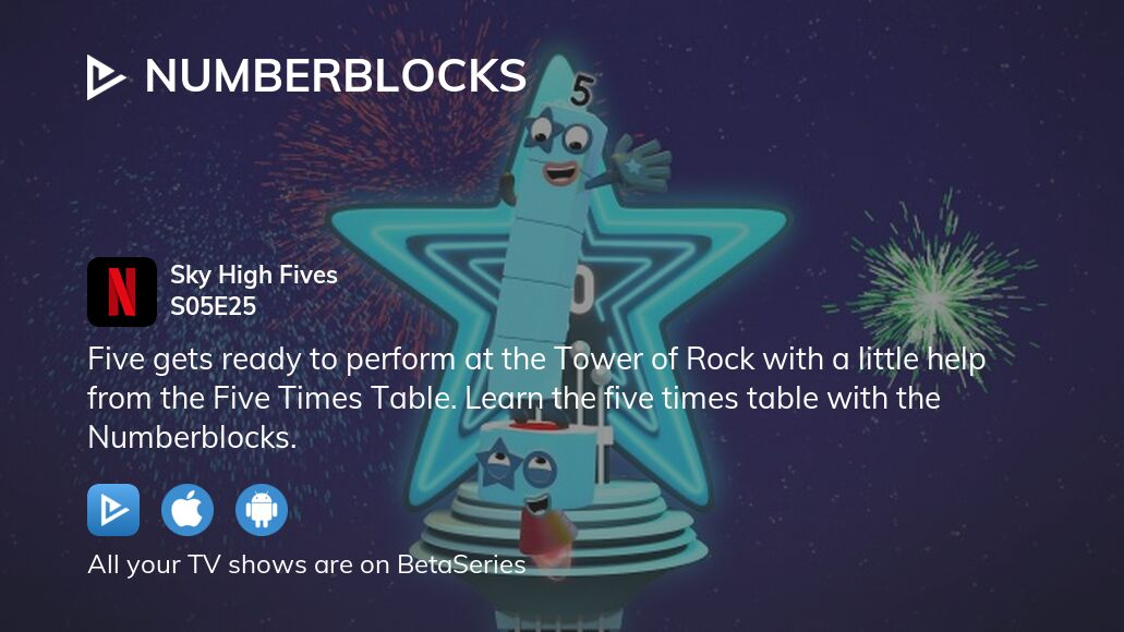 Where to watch Numberblocks season 5 episode 25 full streaming ...