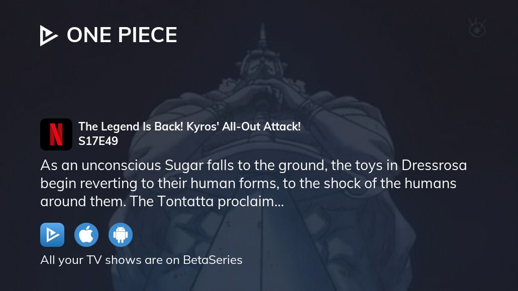 Watch One Piece season 17 episode 49 streaming