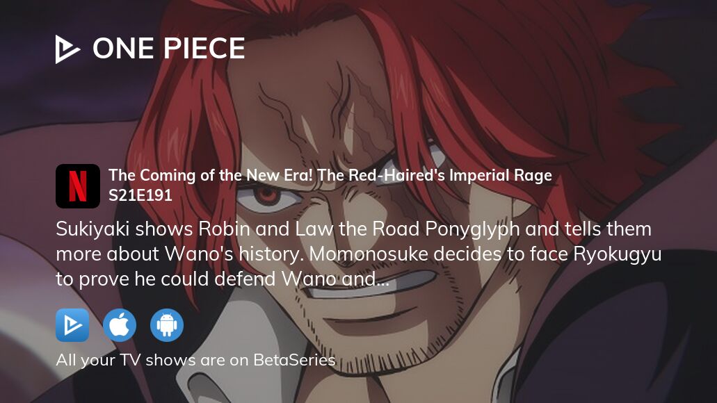 Where to watch One Piece season 21 episode 191 full streaming ...