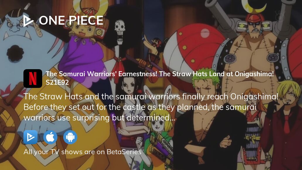 Where to watch One Piece season 21 episode 92 full streaming ...