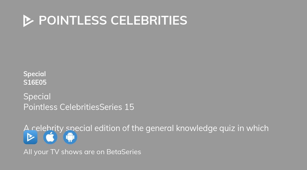 Where to watch Pointless Celebrities season 16 episode 5 full streaming ...