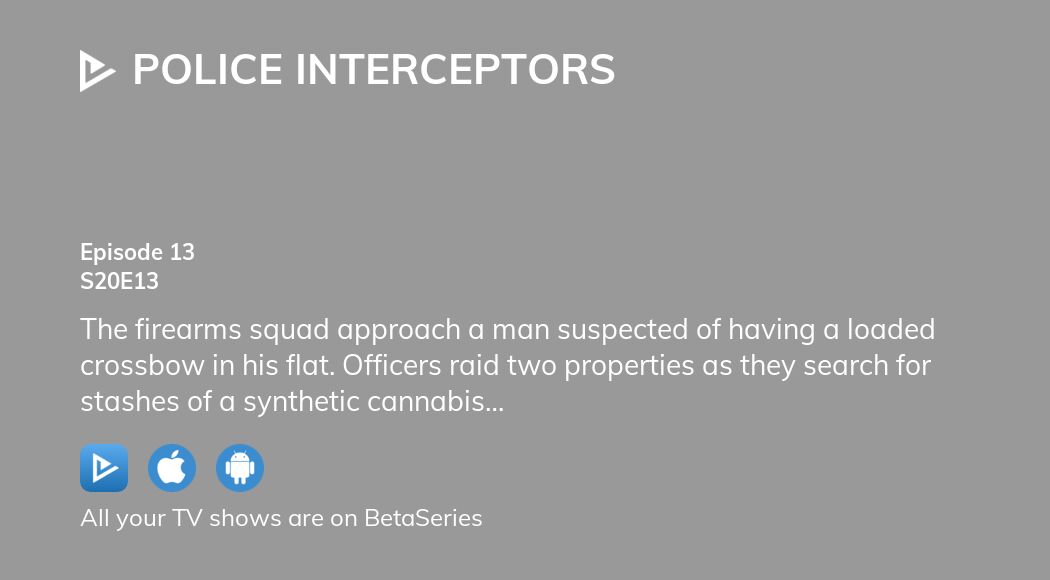 Watch Police Interceptors season 20 episode 13 streaming