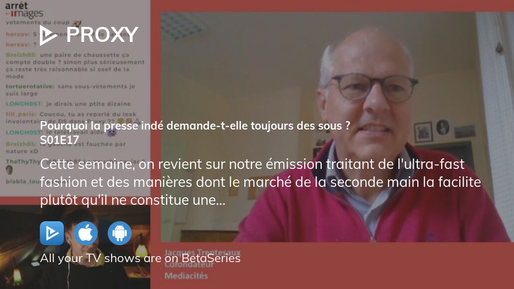 Watch Proxy season 1 episode 17 streaming online | BetaSeries.com