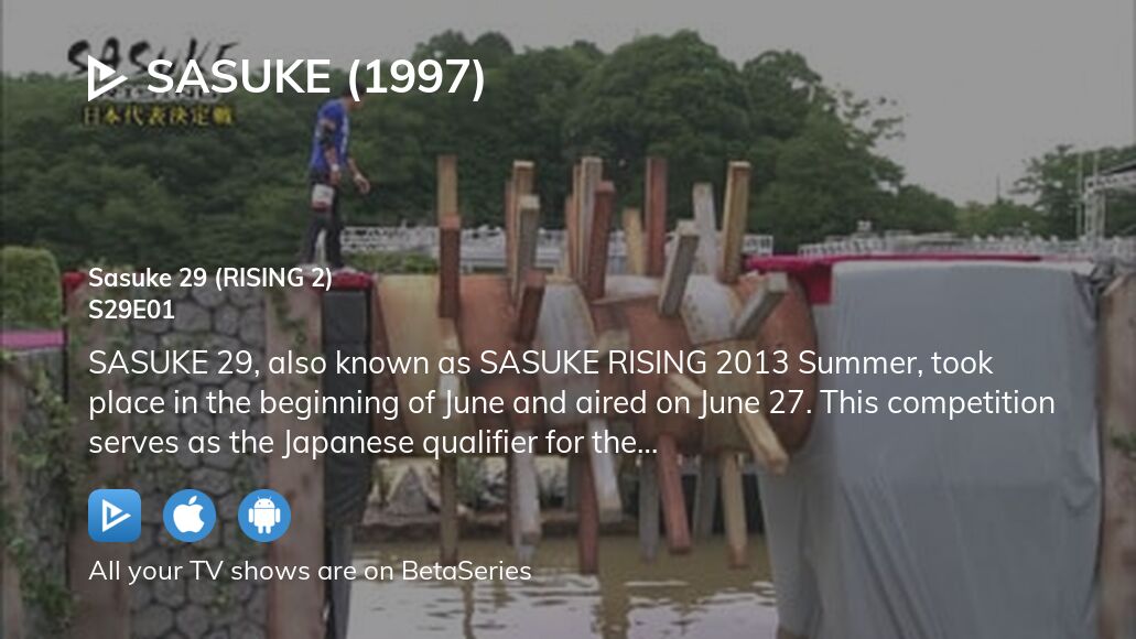 Where to watch Sasuke (1997) season 29 episode 1 full streaming ...