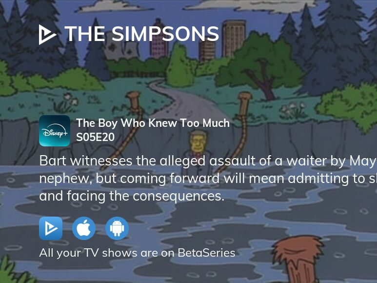 Watch The Simpsons season 5 episode 20 streaming