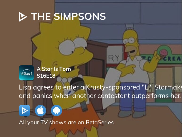 Watch The Simpsons season 16 episode 18 streaming