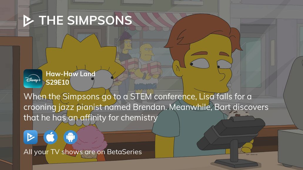 Watch The Simpsons season 29 episode 10 streaming