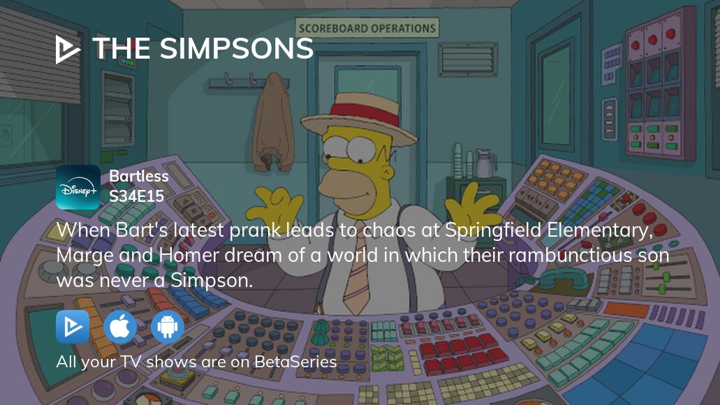 Watch The Simpsons season 34 episode 15 streaming