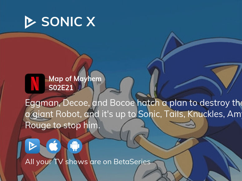 Where to watch Sonic X season 2 episode 21 full streaming? | BetaSeries.com