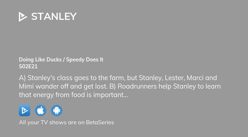 Watch Stanley season 2 episode 21 streaming