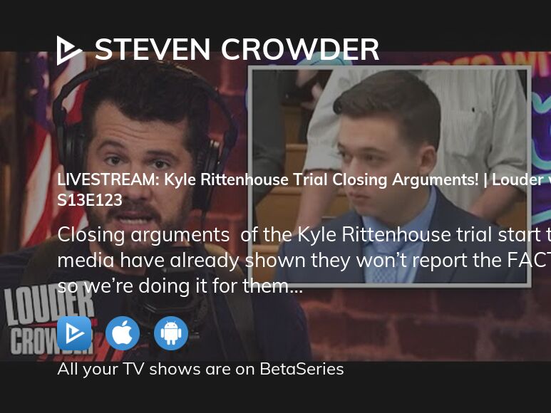 Where to watch Steven Crowder season 13 episode 123 full streaming ...