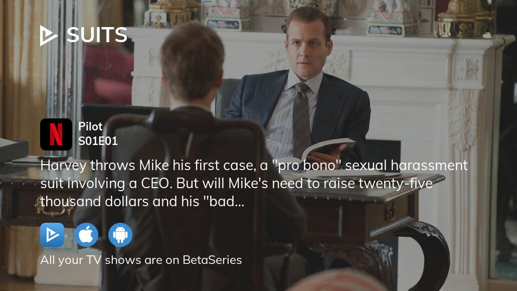 Watch Suits season 1 episode 1 streaming