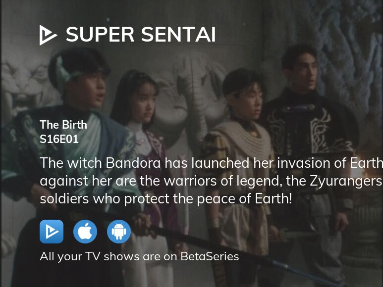 Where to watch Super Sentai season 16 episode 1 full streaming ...