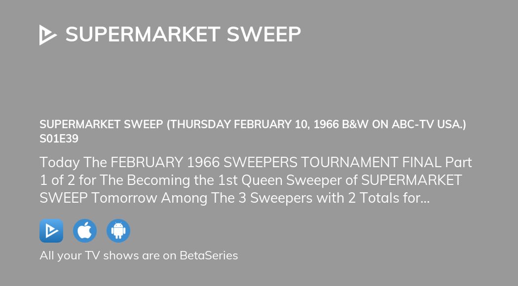 Where to watch Supermarket Sweep season 1 episode 39 full streaming ...