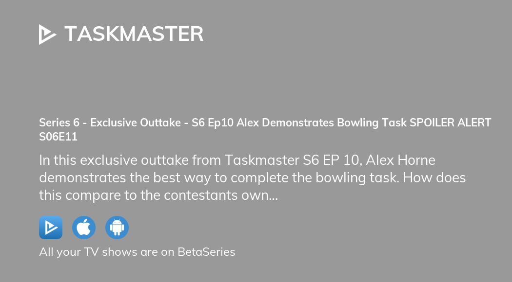 Where to watch Taskmaster season 6 episode 11 full streaming ...