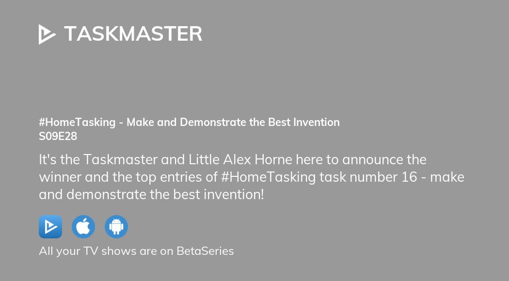 Watch Taskmaster season 9 episode 28 streaming online | BetaSeries.com