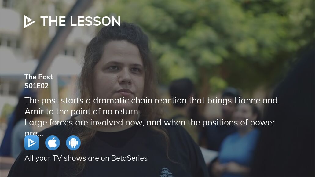Watch The Lesson season 1 episode 2 streaming