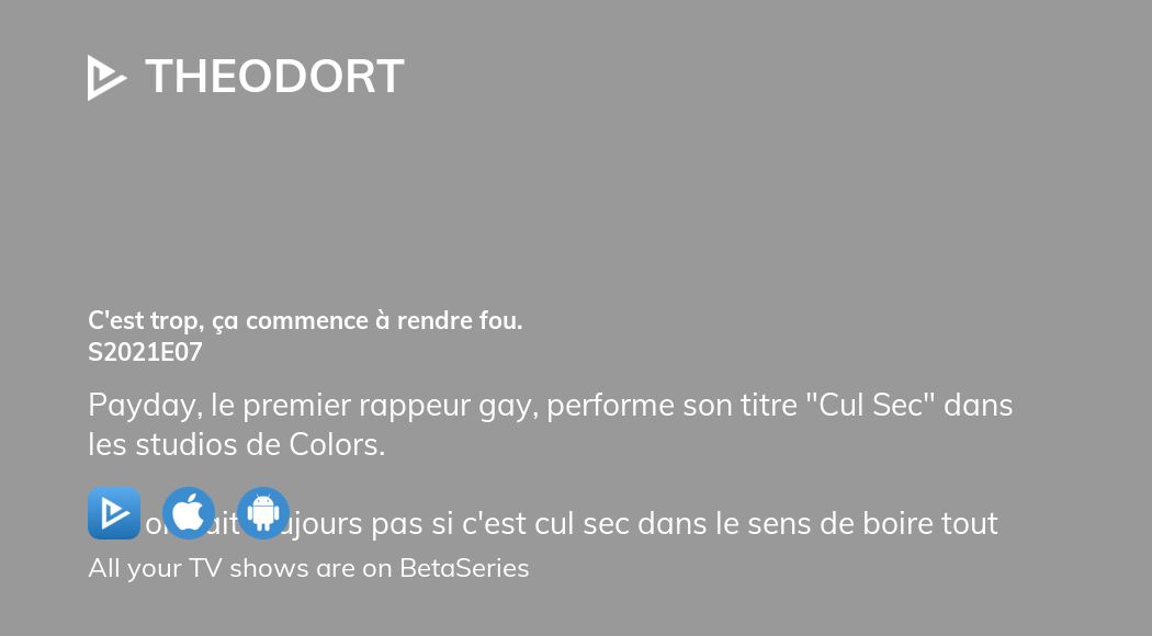 Watch THEODORT season 2021 episode 7 streaming online | BetaSeries.com