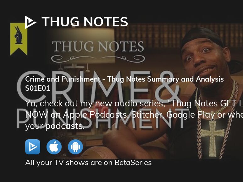 Where to watch Thug Notes season 1 episode 1 full streaming ...