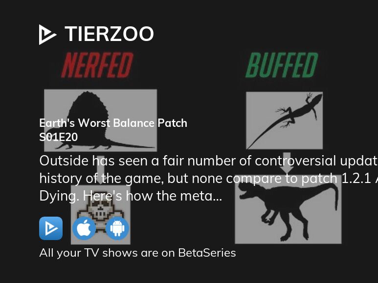 Watch TierZoo season 1 episode 20 streaming online | BetaSeries.com