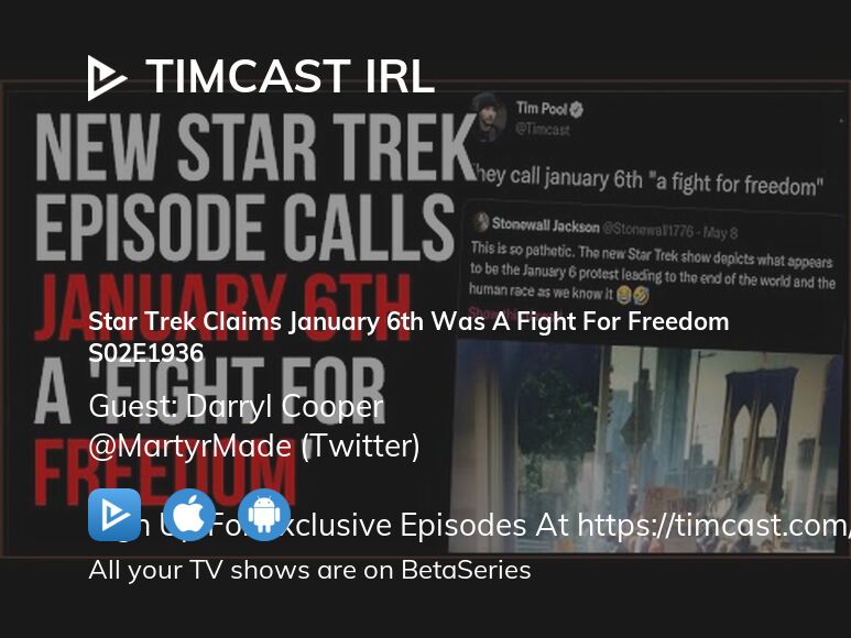 Watch Timcast IRL season 2 episode 1936 streaming