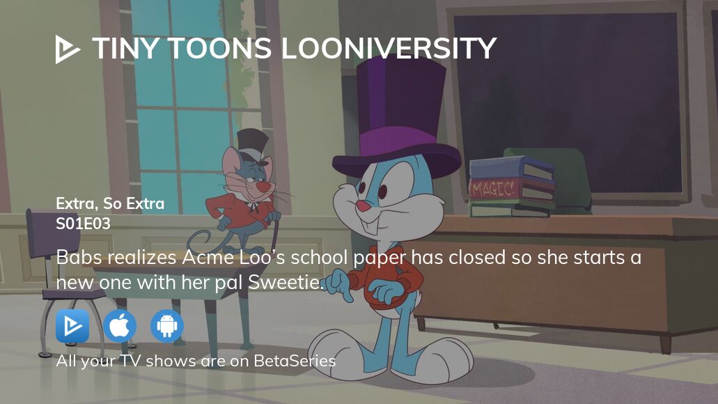 Where to watch Tiny Toons Looniversity season 1 episode 3 full streaming? | BetaSeries.com