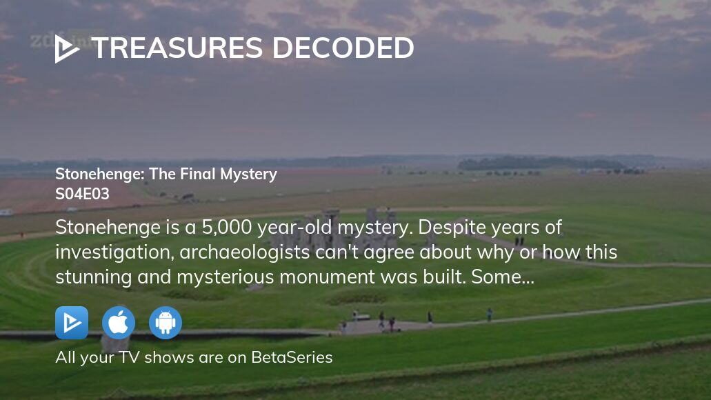 Watch Treasures Decoded season 4 episode 3 streaming