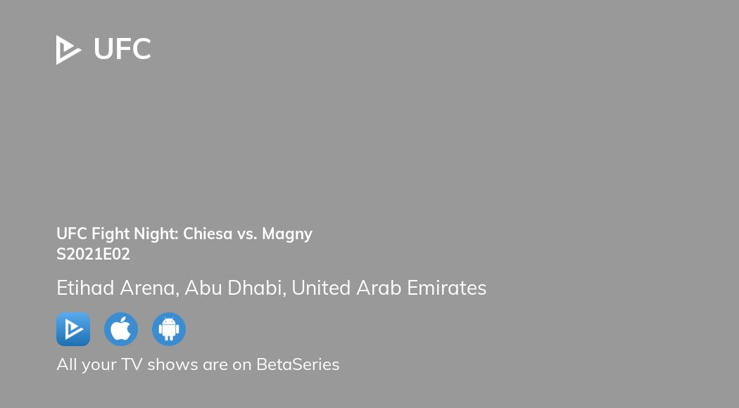 Watch UFC season 2021 episode 2 streaming