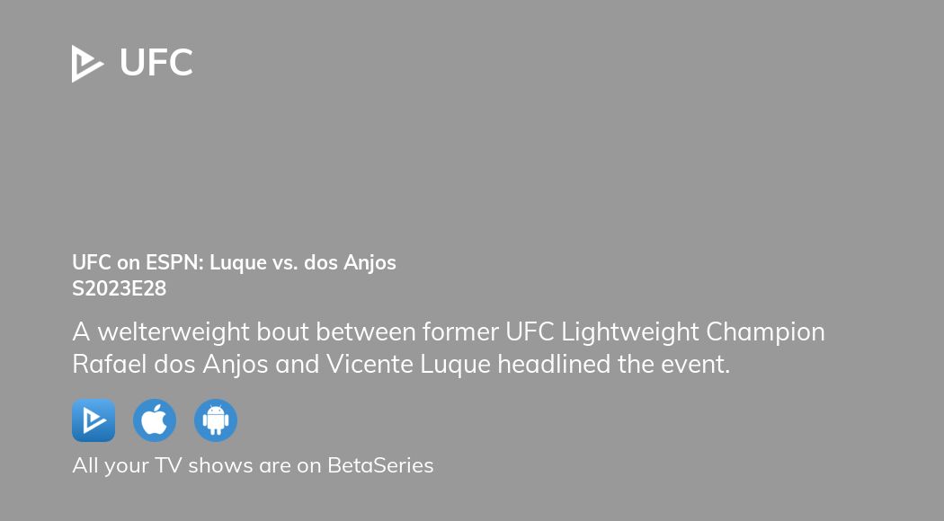 Watch UFC season 2023 episode 28 streaming