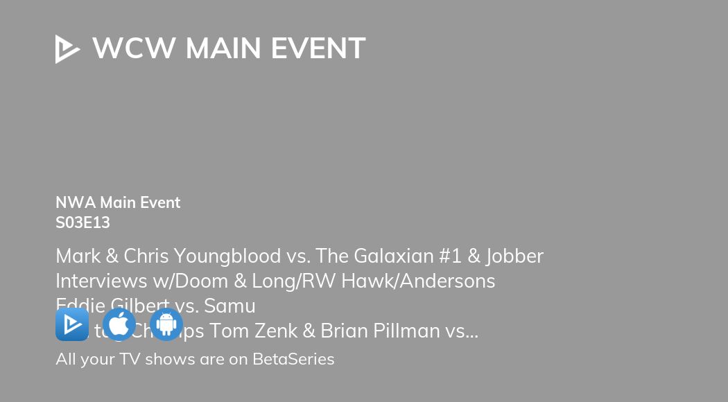 Watch WCW Main Event season 3 episode 13 streaming