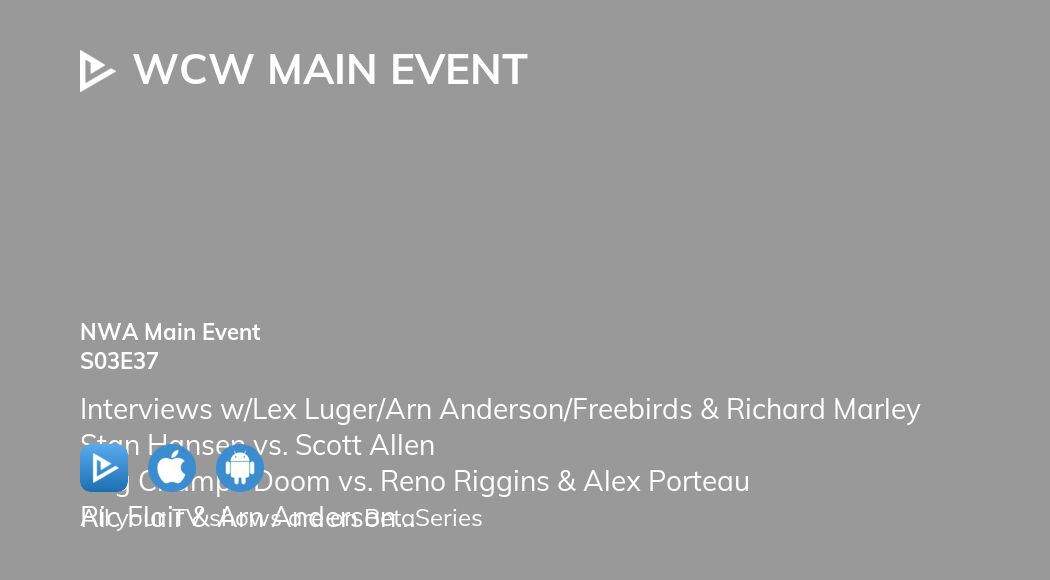 Watch WCW Main Event season 3 episode 37 streaming online | BetaSeries.com