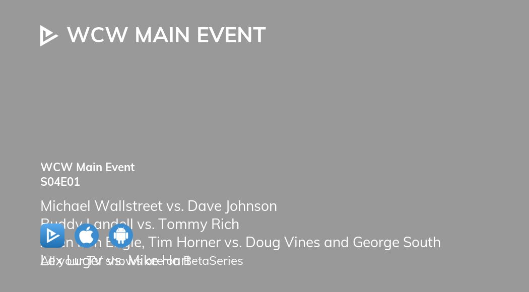 Watch WCW Main Event season 4 episode 1 streaming