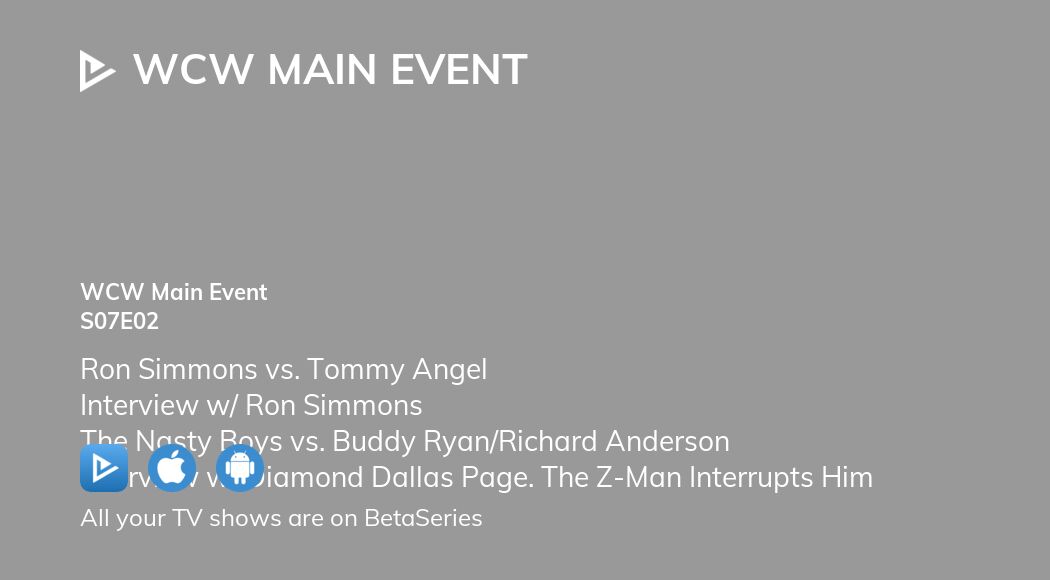 Watch WCW Main Event season 7 episode 2 streaming online | BetaSeries.com