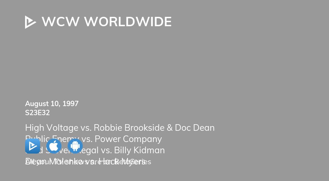 Where to watch WCW WorldWide season 23 episode 32 full streaming? | BetaSeries.com