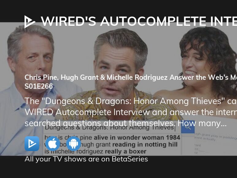 Watch WIRED's Autocomplete Interviews season 1 episode 266 streaming