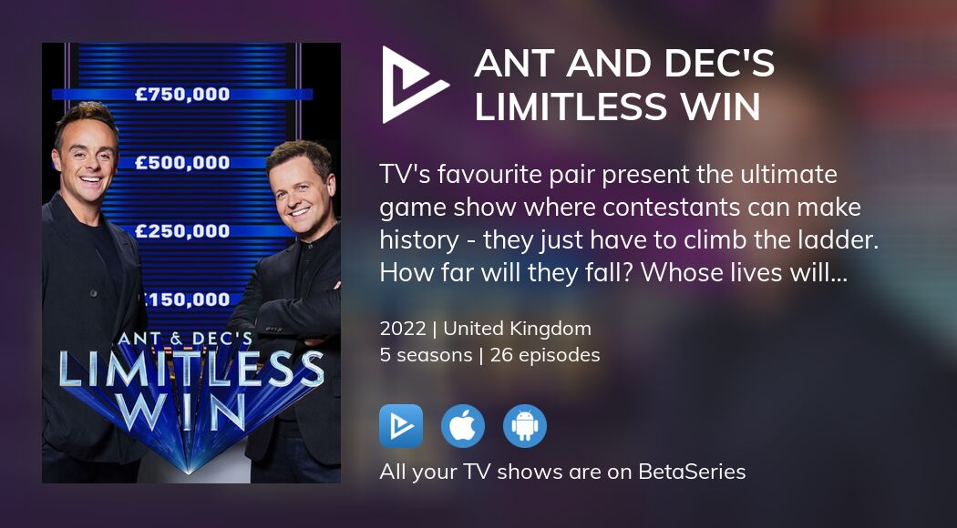 Watch Ant & Dec's Limitless Win streaming