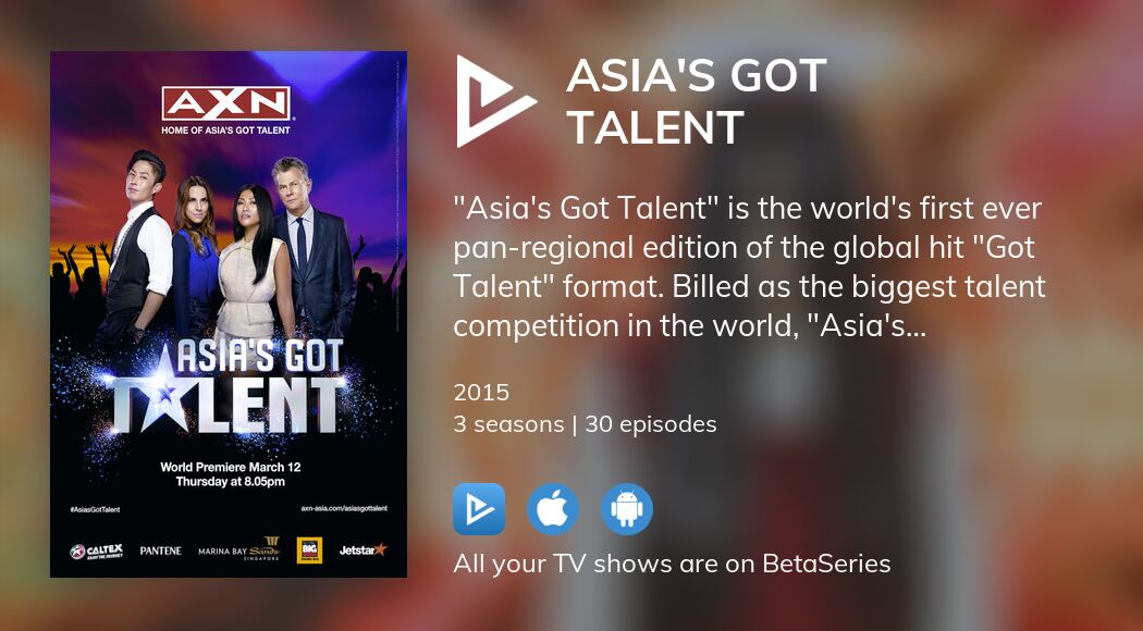 Watch Asia's Got Talent streaming