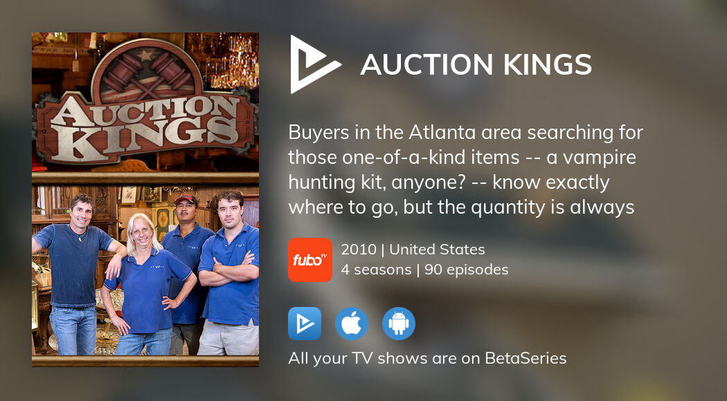 Where to watch Auction Kings TV series streaming online? | BetaSeries.com