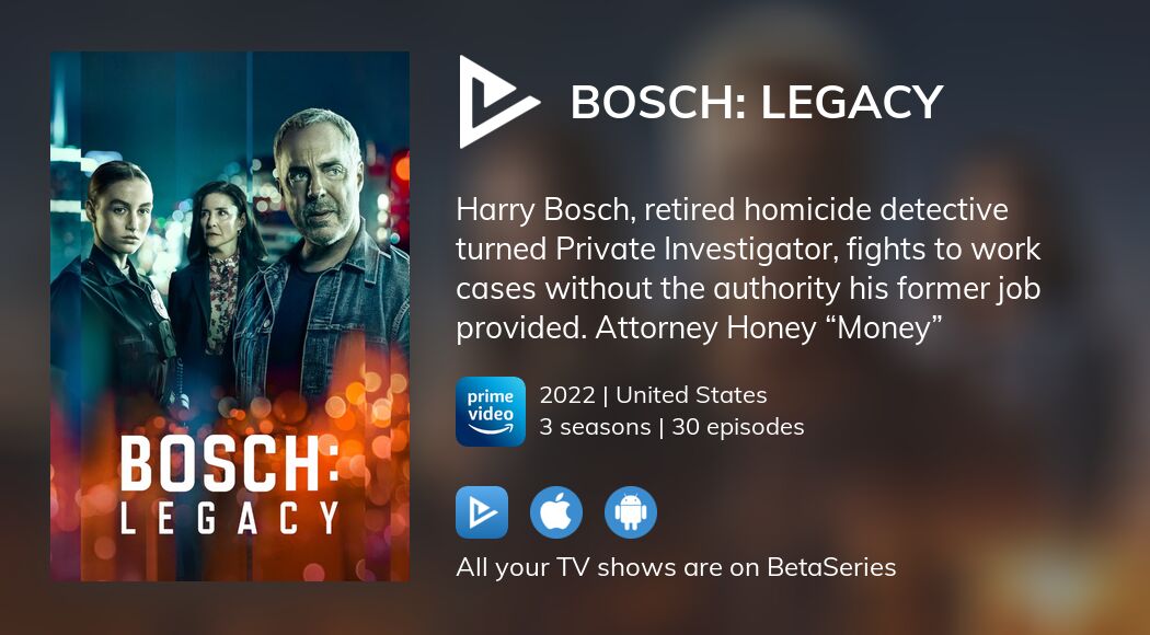 Watch Bosch: Legacy streaming