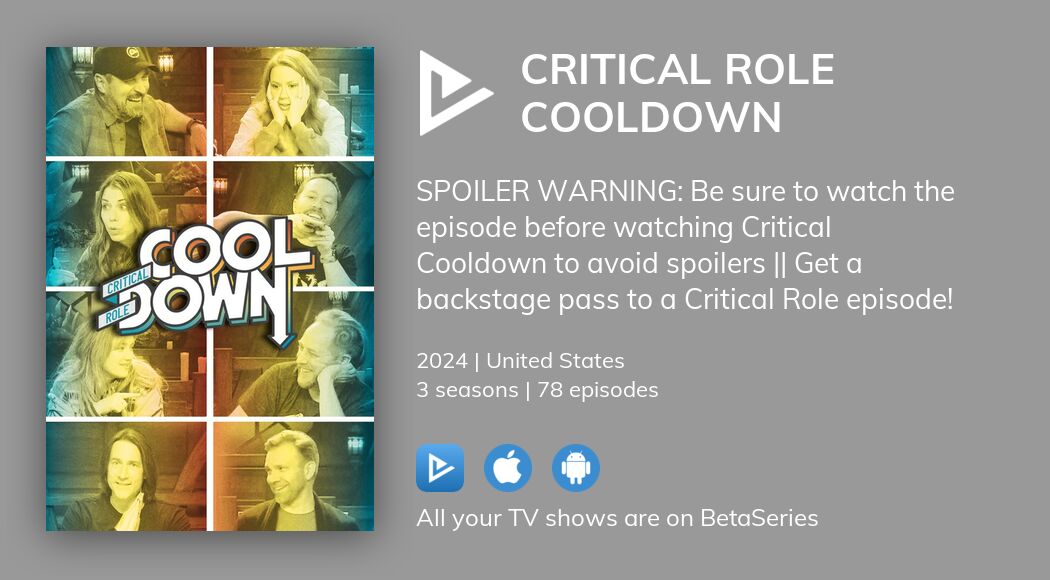 Watch Critical Role Cooldown streaming
