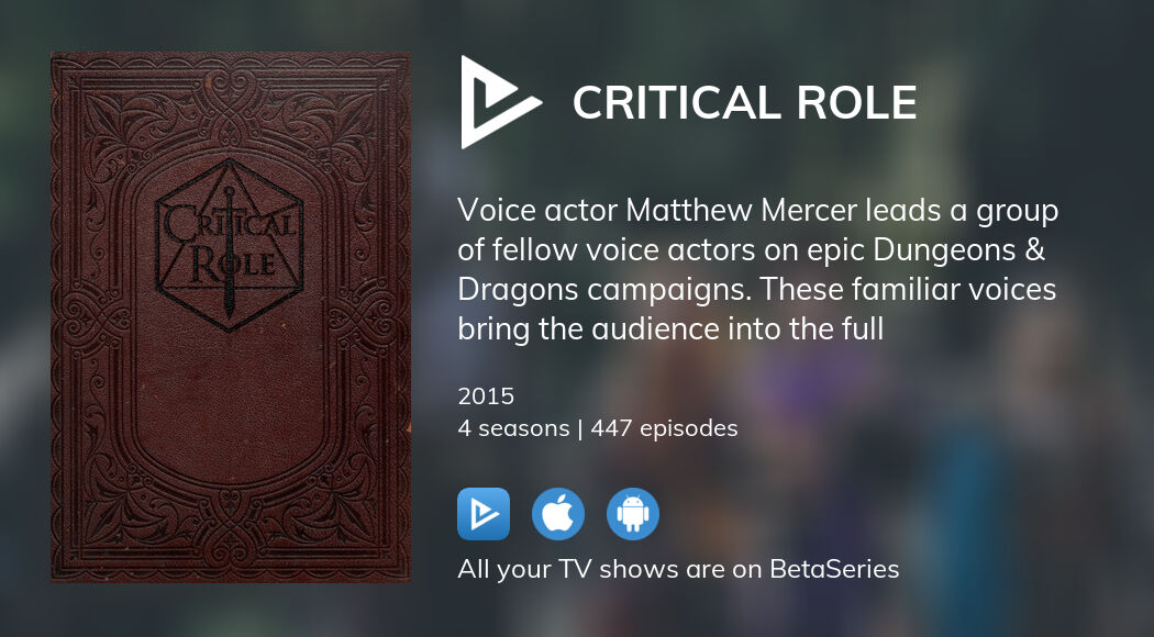 Watch Critical Role streaming