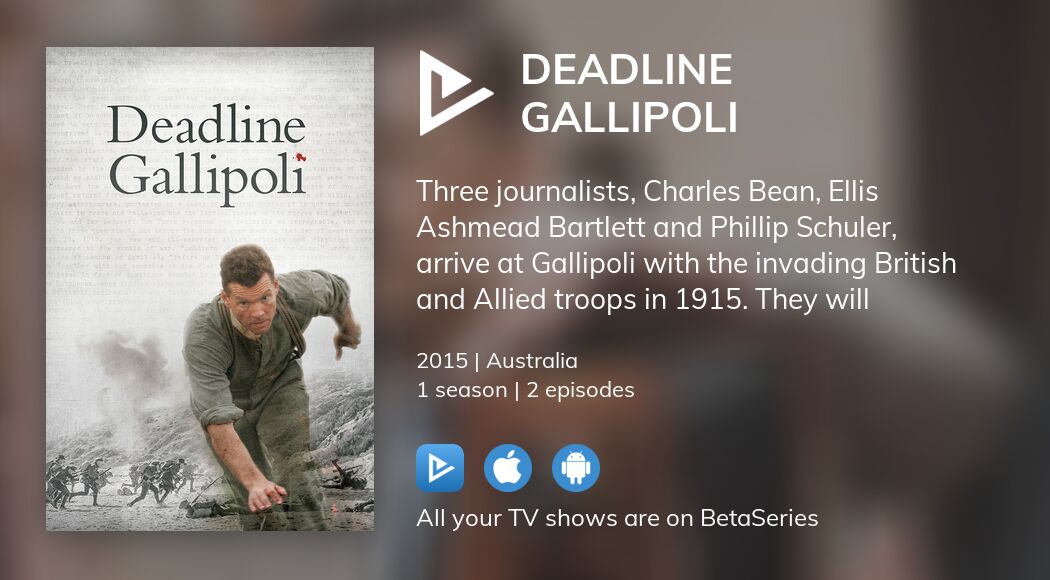 Watch Deadline Gallipoli streaming