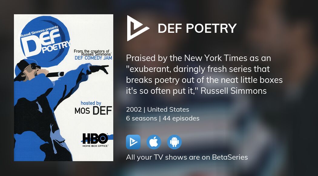 Watch Def Poetry streaming