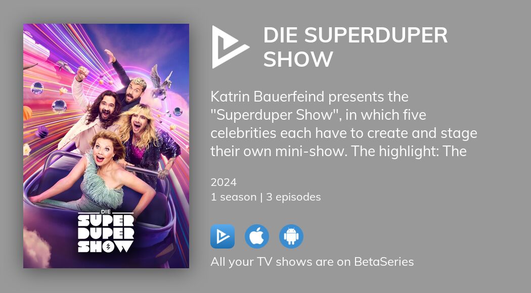 Watch Die Superduper Show streaming
