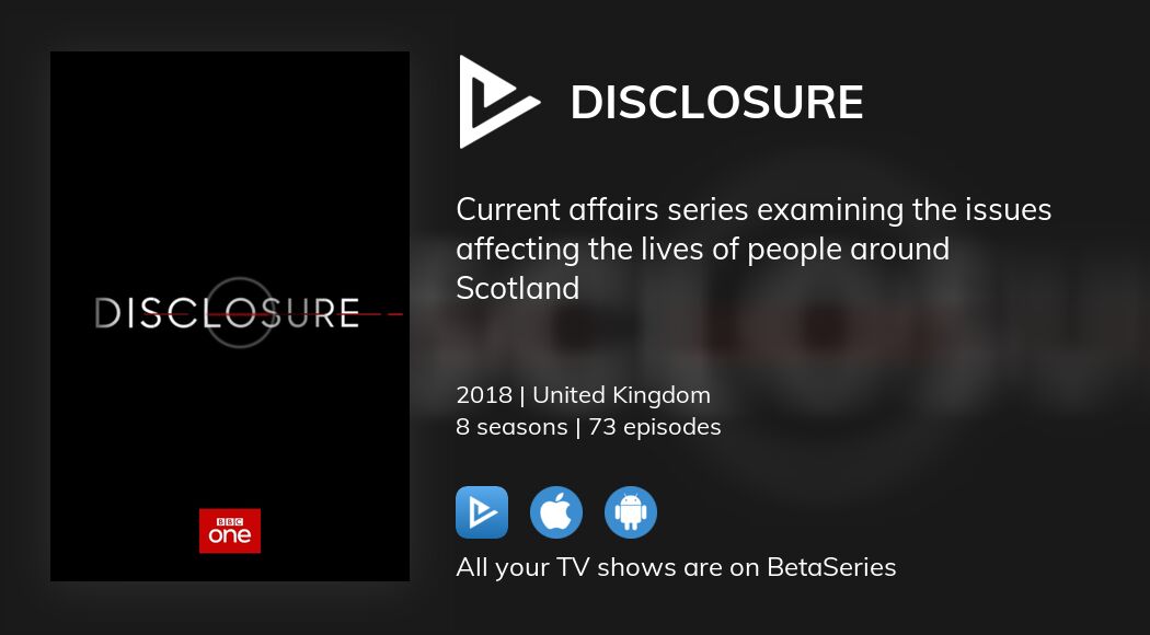 Watch Disclosure streaming